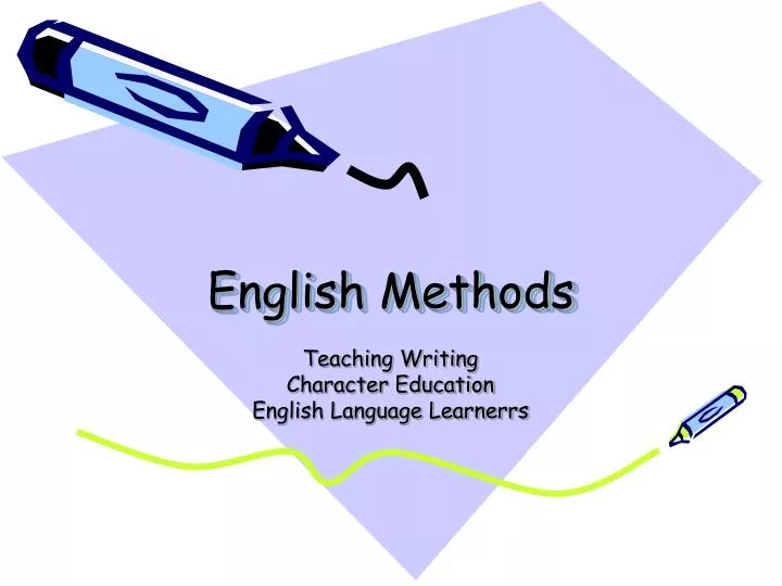 PPT - English Methods PowerPoint Presentation, free download - ID:2998623