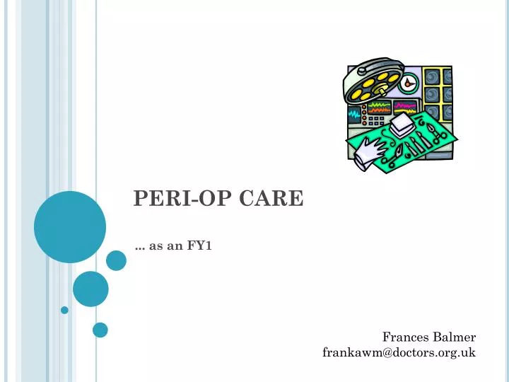 PPT - PERI-OP CARE PowerPoint Presentation, free download - ID:2998720