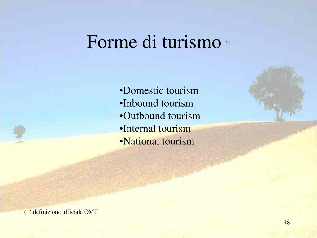 PPT - Modulo: organizzazione del turismo e mercato turistico PowerPoint ...