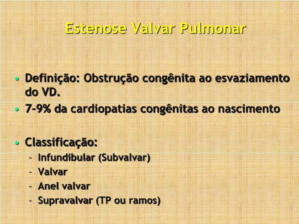 PPT - Intervenção Percutânea em Estenose Valvar Pulmonar PowerPoint ...