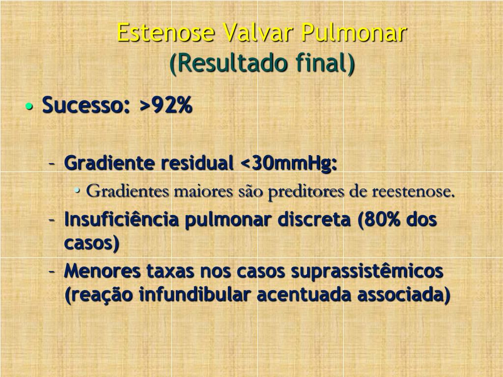PPT - Intervenção Percutânea em Estenose Valvar Pulmonar PowerPoint ...