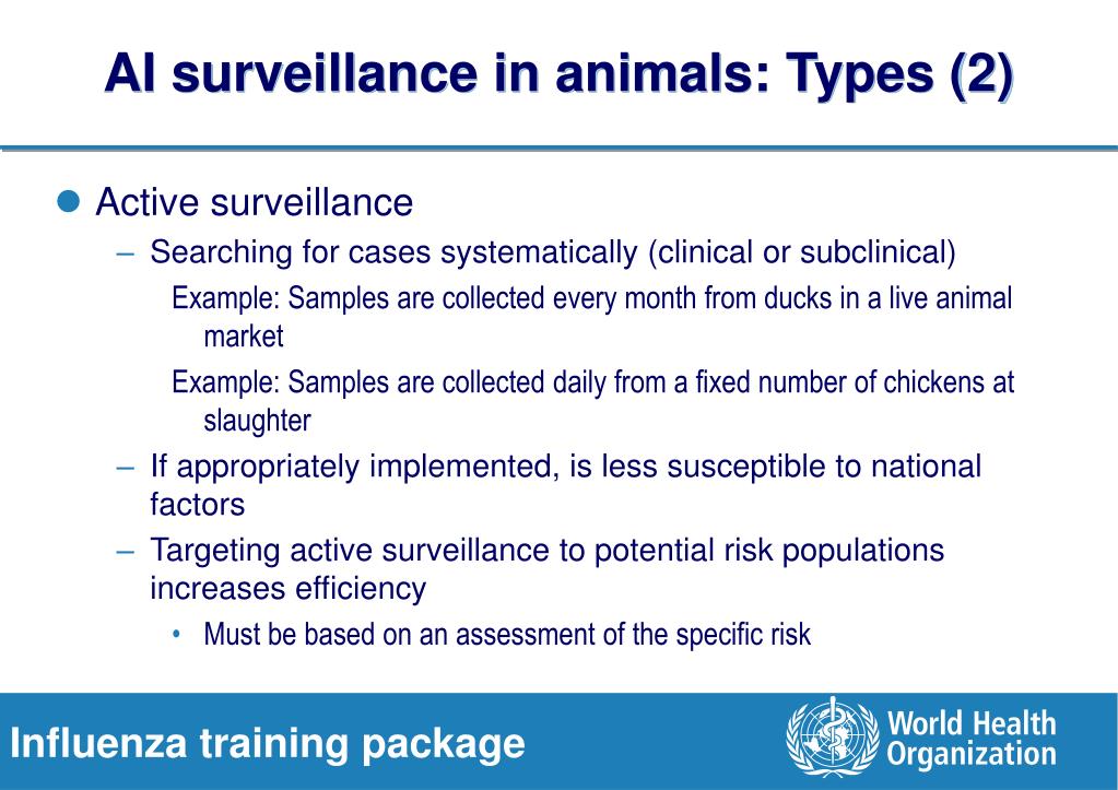PPT - Public health implications of animal influenza surveillance in ...