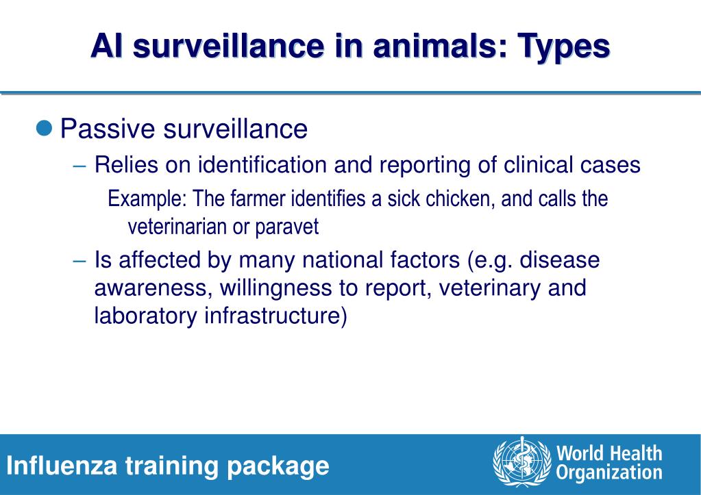 PPT - Public health implications of animal influenza surveillance in ...