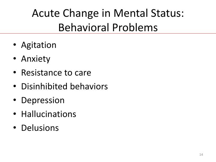 PPT - Change in Mental Status Long Term Care PowerPoint Presentation ...