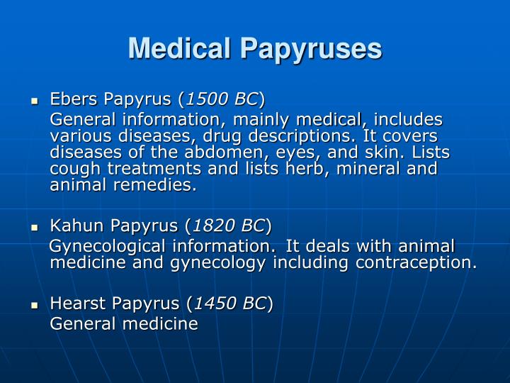 PPT - History of Medicine in Ancient Egypt PowerPoint Presentation - ID ...