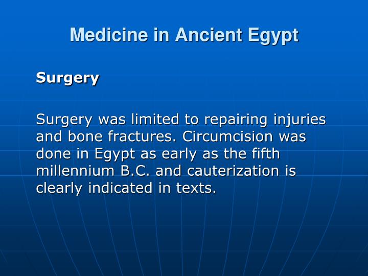 PPT - History of Medicine in Ancient Egypt PowerPoint Presentation - ID ...
