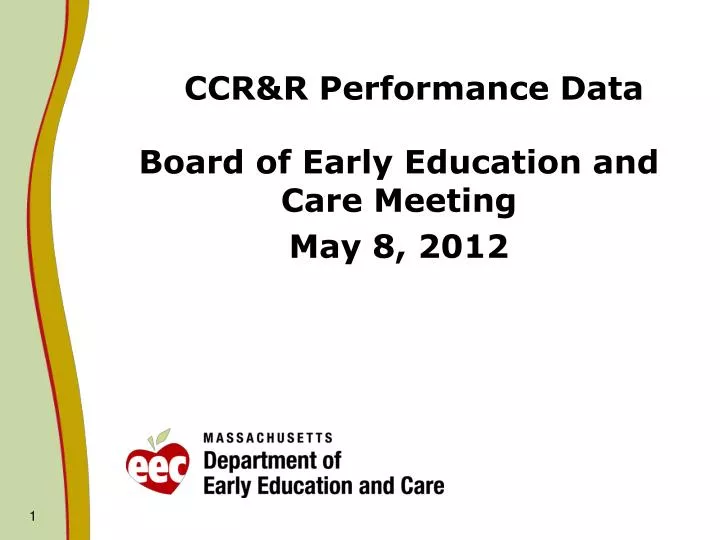 PPT - CCR&R Performance Data PowerPoint Presentation, free download ...