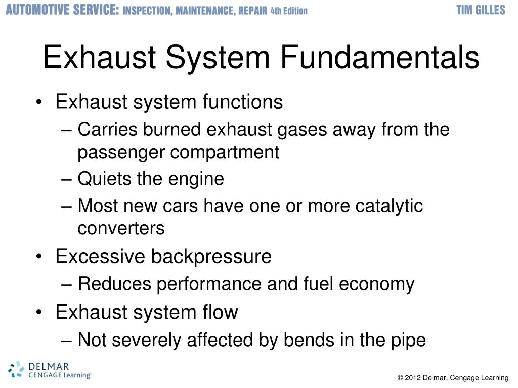 PPT - Intake and Exhaust Systems/ Turbochargers and Superchargers ...