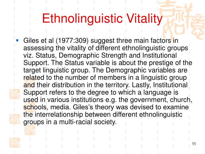 PPT - Topic 6: Language shift and language death PowerPoint ...