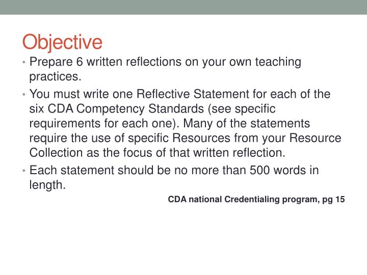 PPT - Reflective Statements of Competence PowerPoint Presentation - ID ...