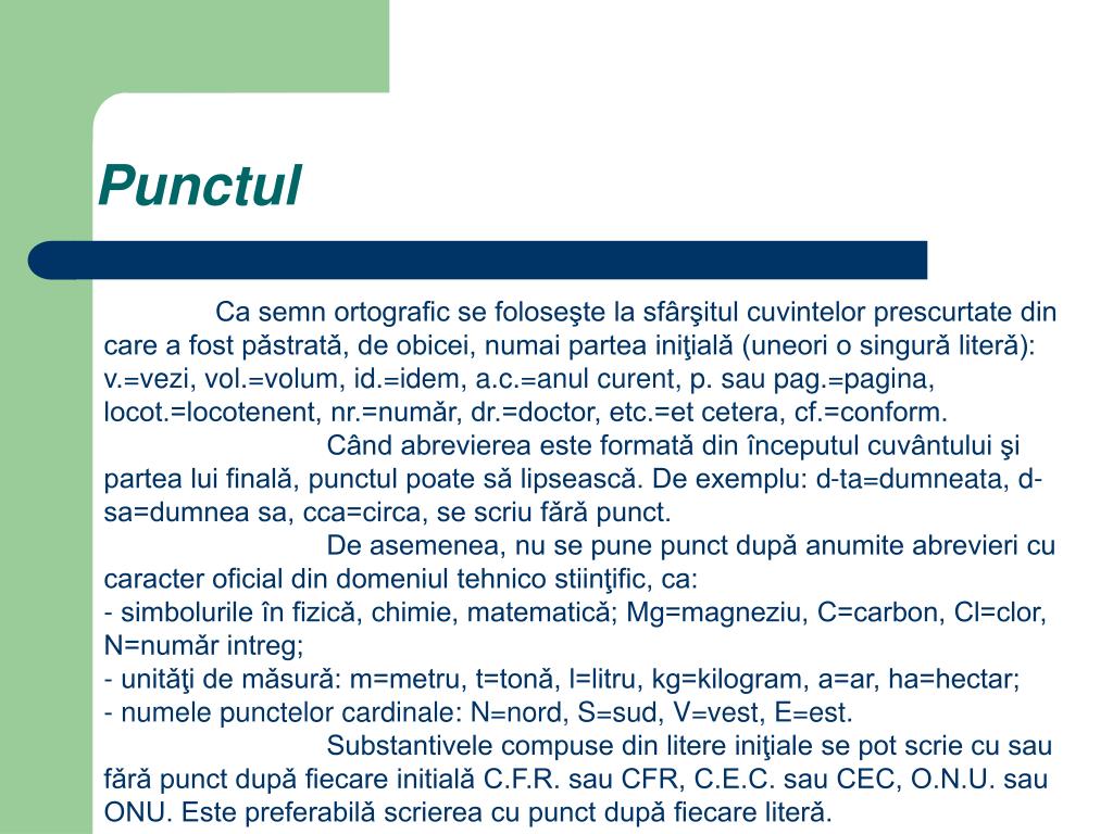 PPT - Regulile de ortografie ş i ortoepie PowerPoint Presentation, free ...