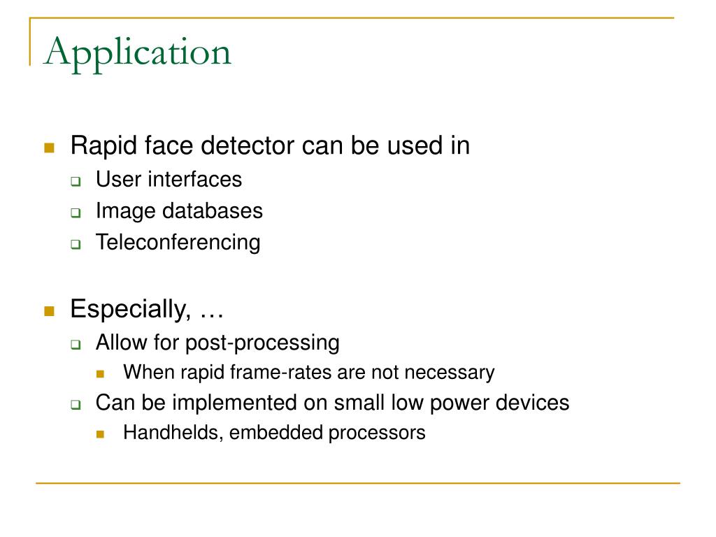 Ppt Rapid Object Detection Using A Boosted Cascade Of Simple Features Powerpoint Presentation