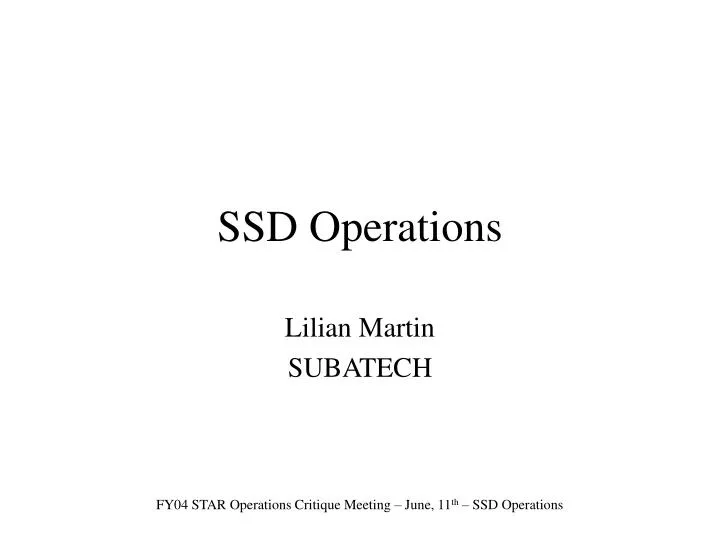 PPT - SSD Operations PowerPoint Presentation, free download - ID:3000843