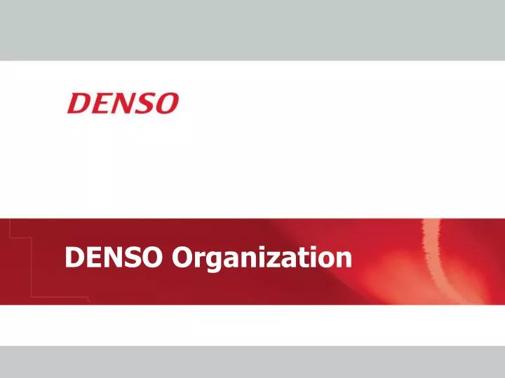 PPT - DENSO Organization PowerPoint Presentation, free download - ID ...