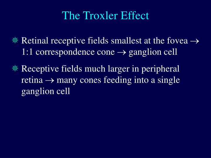 PPT - Entoptic Phenomena of Retinal Origin PowerPoint Presentation - ID ...