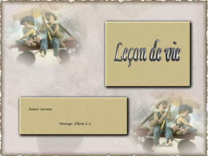 PPT - Leçon de vie PowerPoint Presentation, free download - ID:3001426