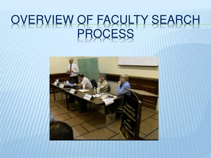 PPT - Overview of Faculty Search Process PowerPoint Presentation, free ...