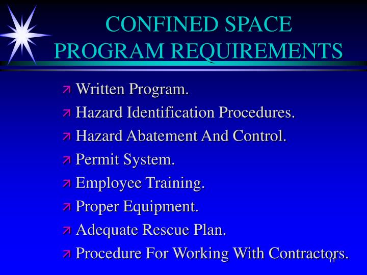 PPT - CONFINED SPACE PowerPoint Presentation - ID:3002211
