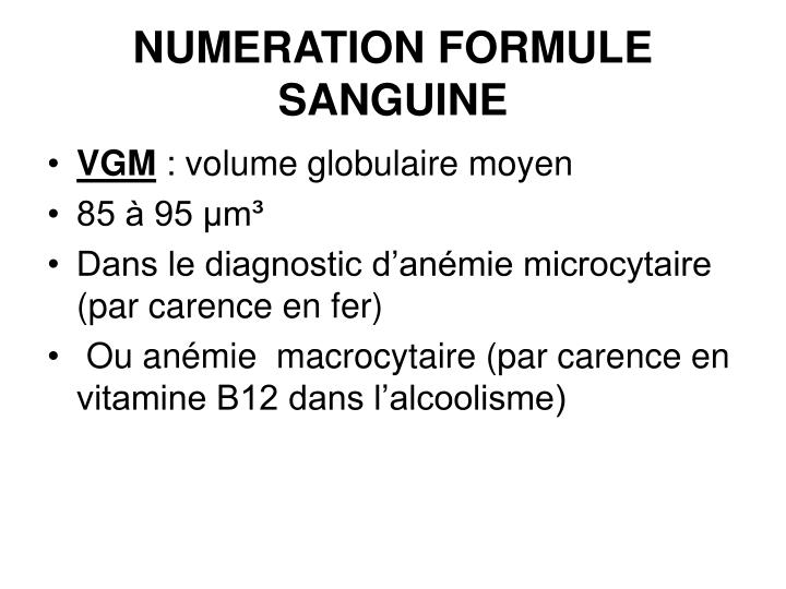 PPT - NUMERATION FORMULE SANGUINE PowerPoint Presentation - ID:3002234