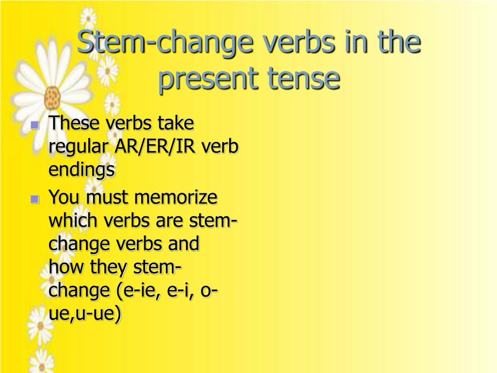 List of stem changing verbs - tatacatalog List of stem changing verbs - tatacatalog