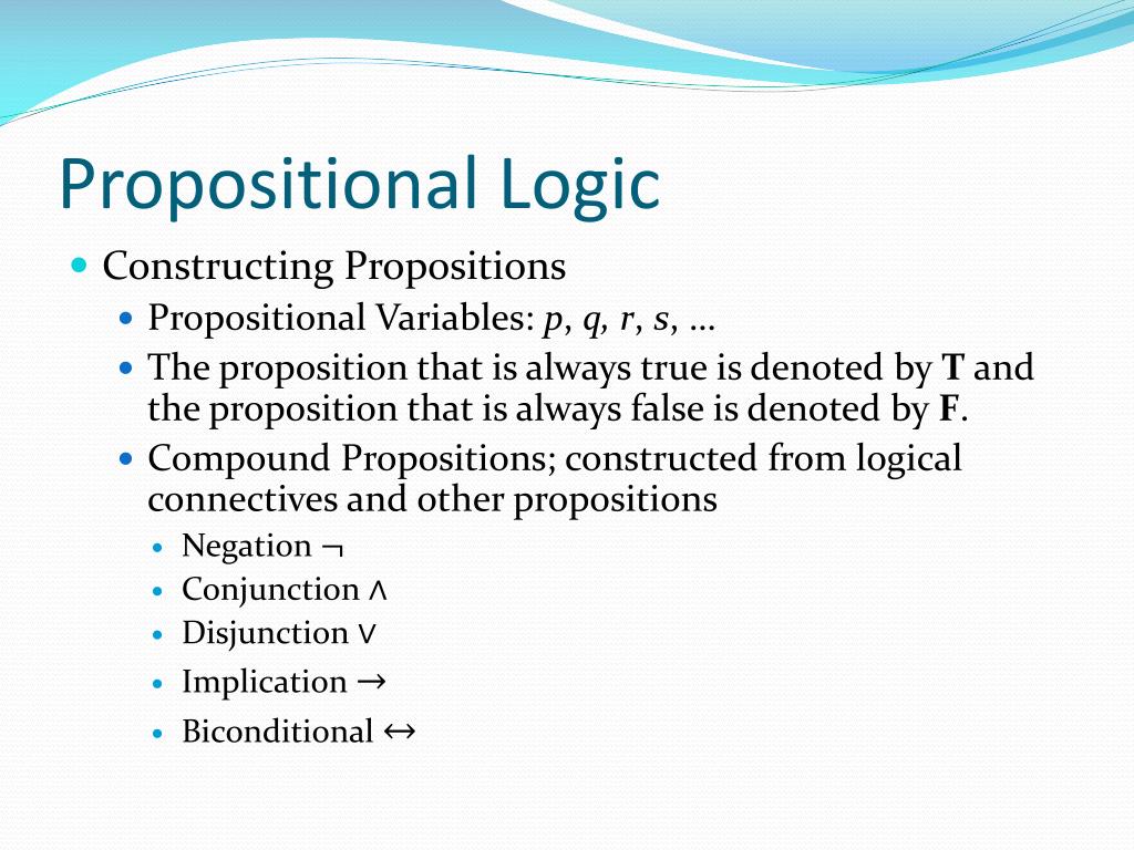 PPT The Foundations Logic And Proofs PowerPoint Presentation Free