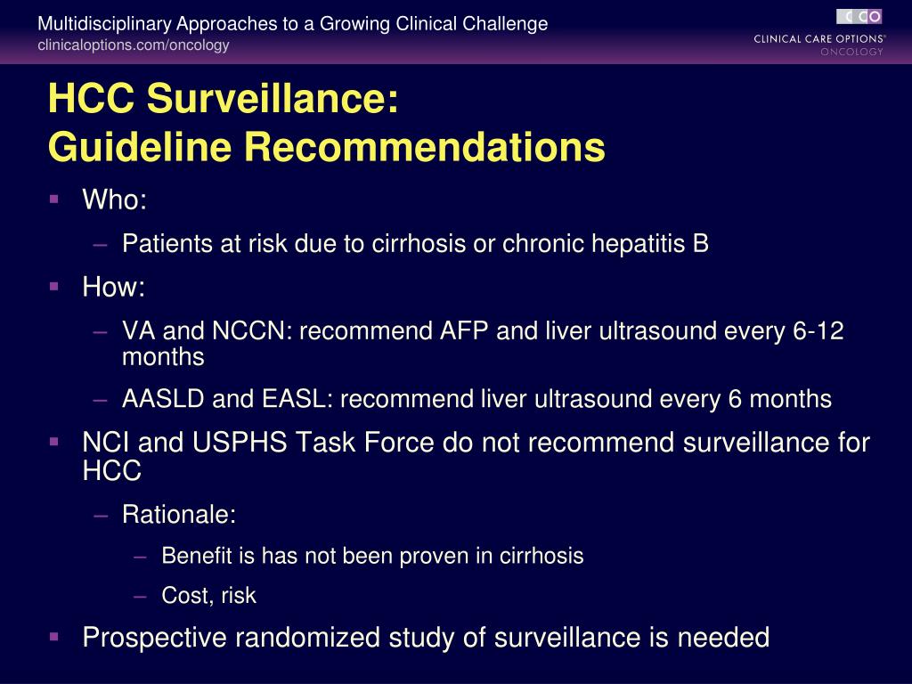 PPT - Hepatocellular Carcinoma in Veterans: Multidisciplinary ...