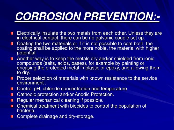 PPT - CORROSION:- PowerPoint Presentation - ID:3003961