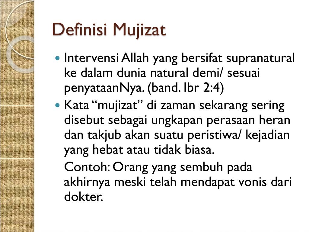 PPT - Kebenaran tentang Mujizat Penyembuhan PowerPoint Presentation ...