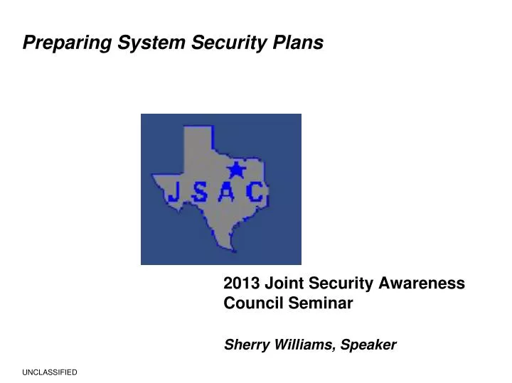 PPT - Preparing System Security Plans PowerPoint Presentation, free ...
