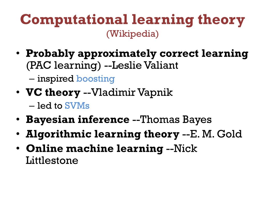 PPT - Computational Learning Theory PowerPoint Presentation, free ... PPT - Computational Learning Theory PowerPoint Presentation, free ...