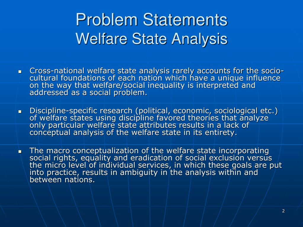 PPT - Socio-Cultural Influences and the Development of the Welfare ...