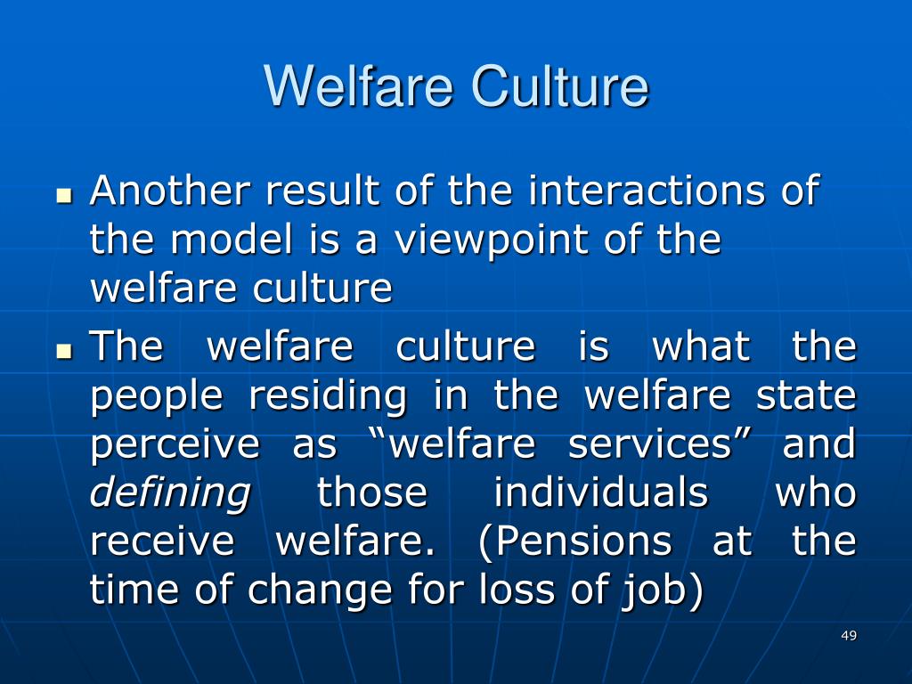 PPT - Socio-Cultural Influences and the Development of the Welfare ...