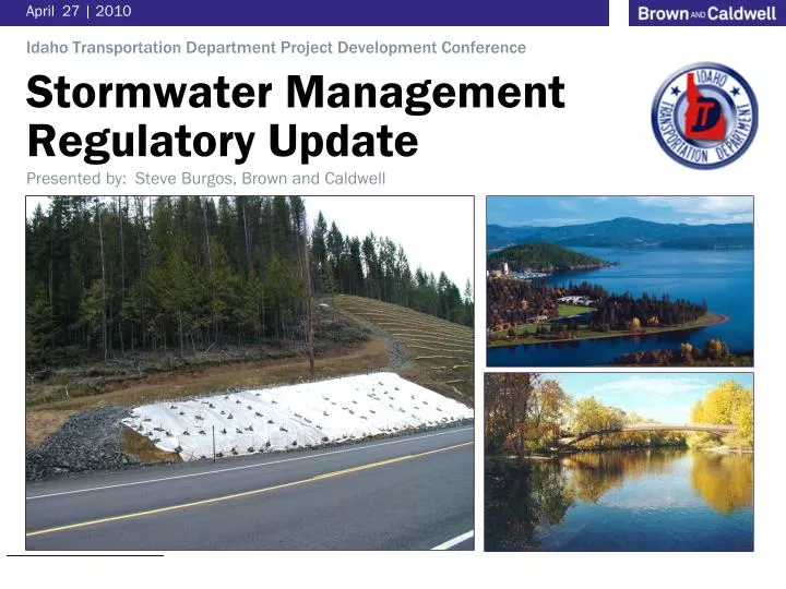 PPT - Stormwater Management Regulatory Update PowerPoint Presentation ...