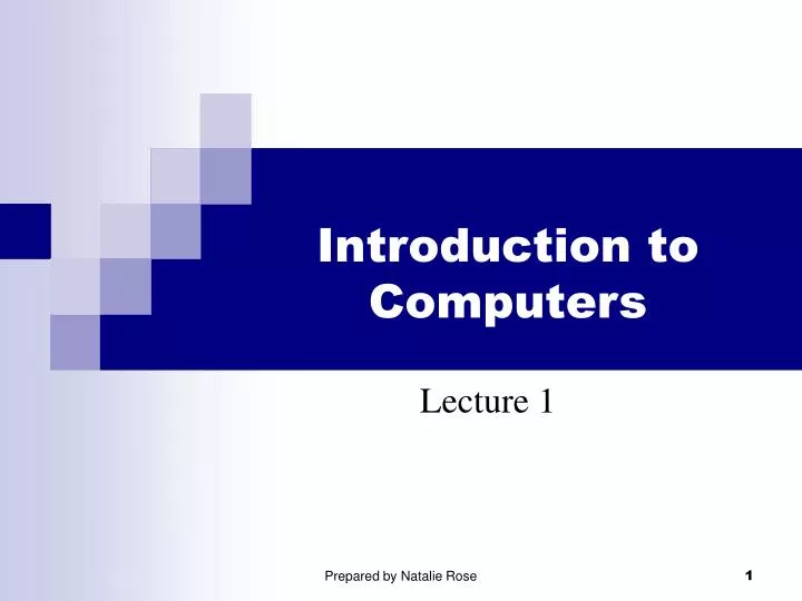 PPT - Introduction to Computers PowerPoint Presentation, free download ...