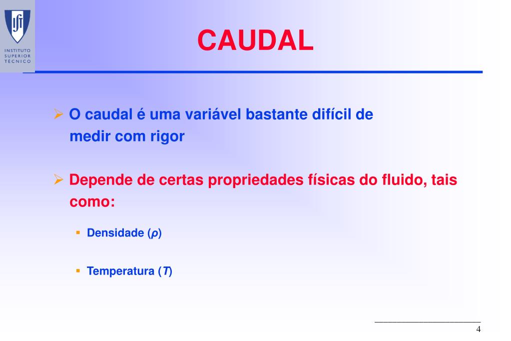 PPT - MÉTODOS DE MEDIÇÃO DE CAUDAL Ulisses Fernandes ulisses@navier.ist ...