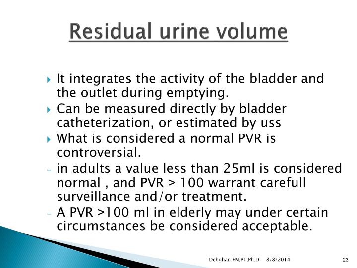 PPT - Urodynamic assessment in women with urinary incontinence ...
