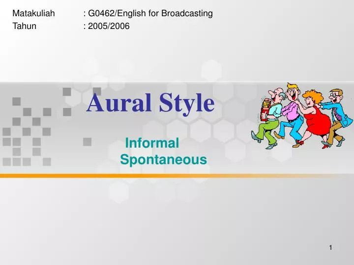 PPT - Aural Style PowerPoint Presentation, free download - ID:3007668
