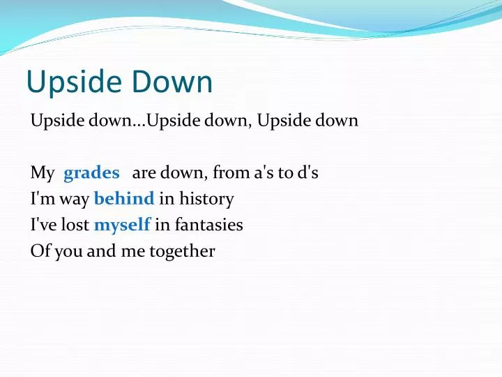 PPT - Upside Down PowerPoint Presentation, free download - ID:3007741