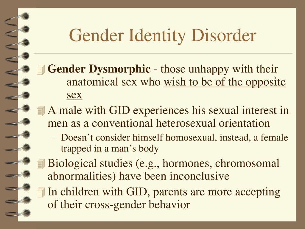 PPT - Sexual and Gender Identity & Sexual and Gender Disorders ...