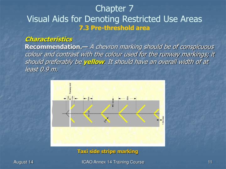 PPT - Chapter 7 Visual Aids for Denoting Restricted Use Areas ...