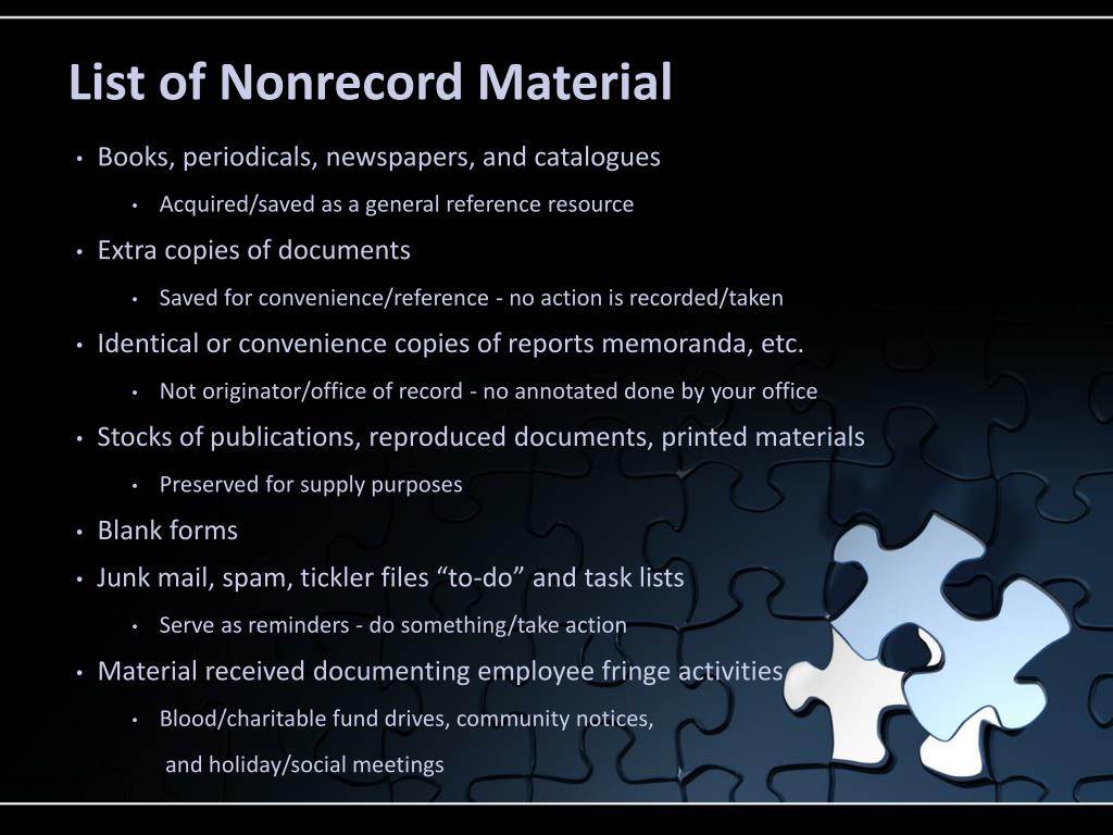 PPT - Mary R. Ott, Records & Information Management Specialist ...