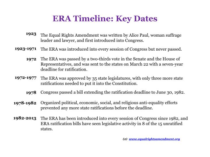 PPT - THE EQUAL RIGHTS AMENDMENT PowerPoint Presentation - ID:3008115