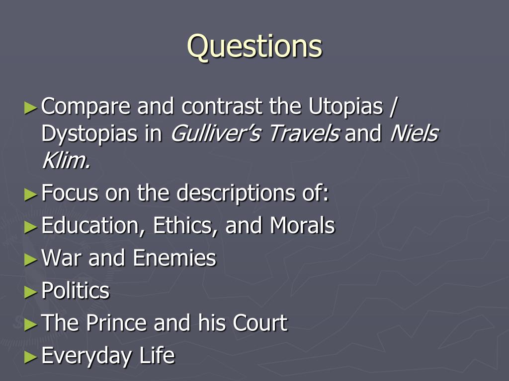 PPT - Utopias, Dystopias and Science Fiction PowerPoint Presentation ...
