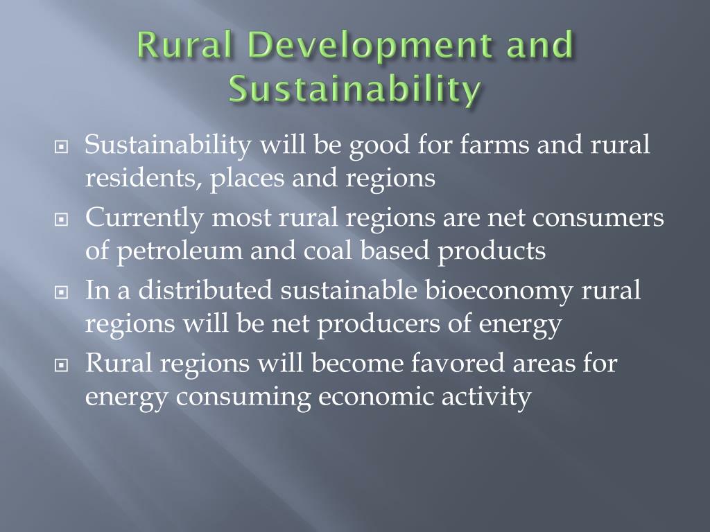 PPT - Higher Education for Sustainable Rural Development PowerPoint ...