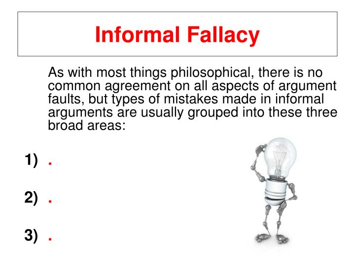 PPT - Logical Fallacies PowerPoint Presentation - ID:3009524