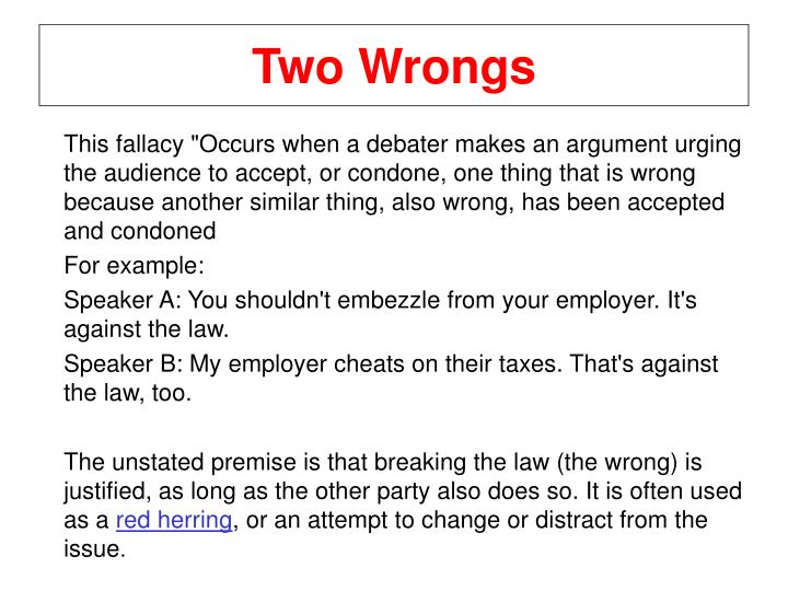 PPT - Logical Fallacies PowerPoint Presentation - ID:3009524