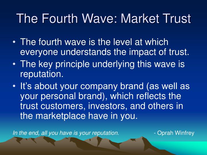 PPT - The Speed of Trust PowerPoint Presentation - ID:3010004