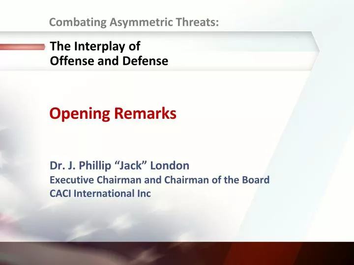 PPT - Opening Remarks PowerPoint Presentation, free download - ID:3010342