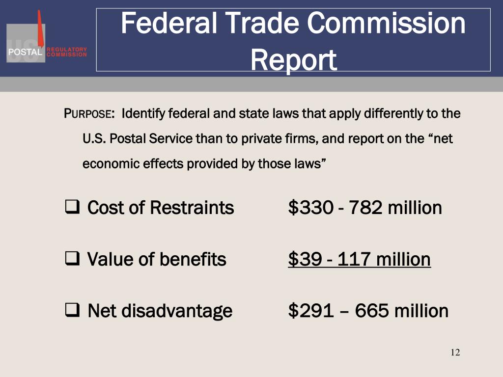 PPT - Financing the Universal Postal Service in the United States ...