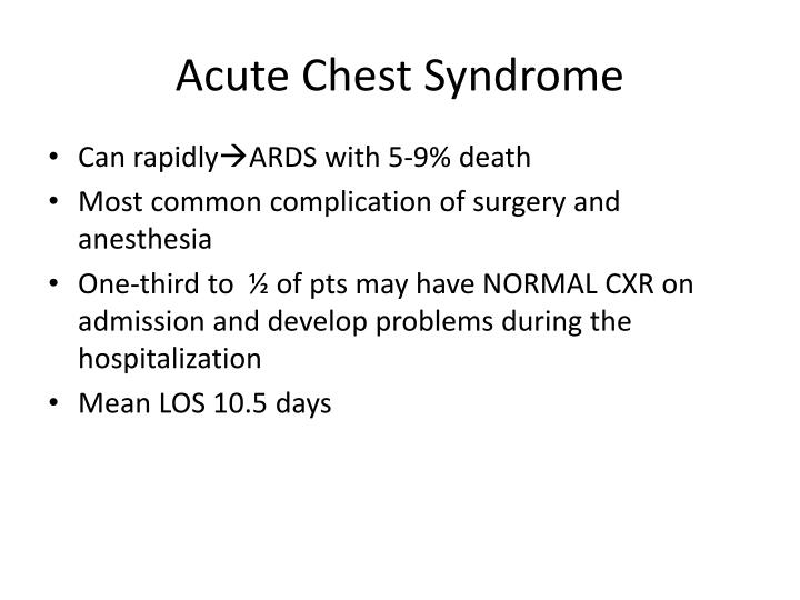 PPT - Sickle Cell - Pain Crisis and Acute Chest Syndrome PowerPoint ...